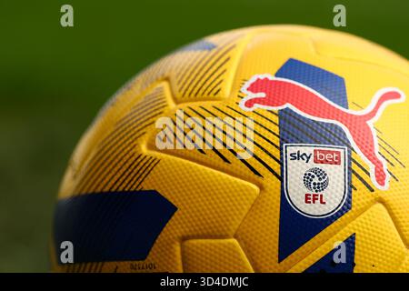 Puma winter EFL match ball during the Sky Bet League 1 match between ...