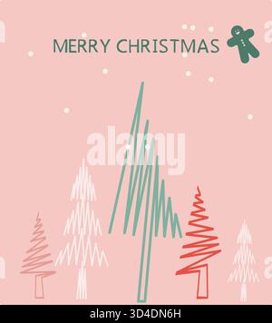 people christmas tree decoration Stock Vector Image & Art - Alamy