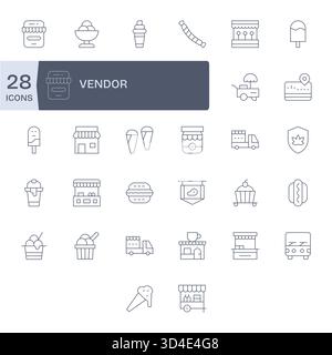 Elevate your UI with 32 Thin Line icons inspired by Nautical, optimized ...
