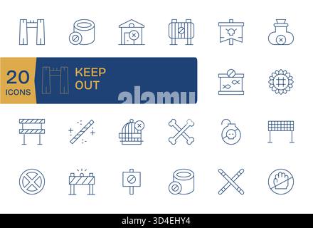 Elevate your UI with 20 Thin Line icons inspired by Fail, optimized for ...