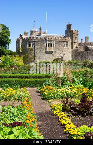 England, Kent, Walmer, Walmer Castle, The Kitchen Garden Stock Photo ...