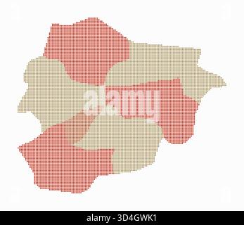 Vector illustration pixel map of Andorra Stock Vector Image & Art - Alamy