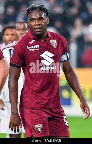 Duvan Zapata of Torino Fc during warm up before the Serie A match ...