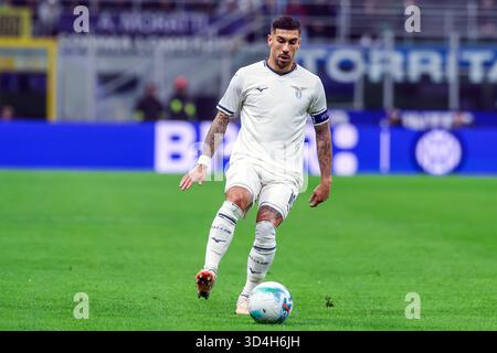 Mattia Zaccagni of S.S. Lazio seen in action during the Serie A Enilive ...