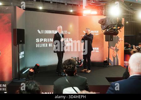 Bruce Springsteen on stage at the BFI London Film Festival 2025 for the ...
