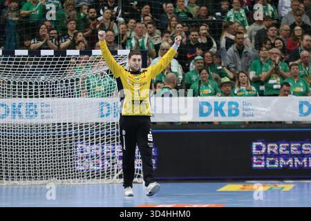 Domenico Ebner (SC DHfK Leipzig) VfL Gummersbach - SC DHfK Leipzig ...