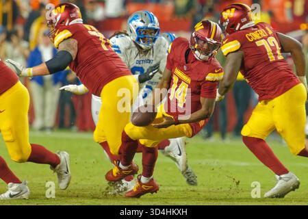 Washington Commanders quarterback Josh Johnson in action during an NFL ...