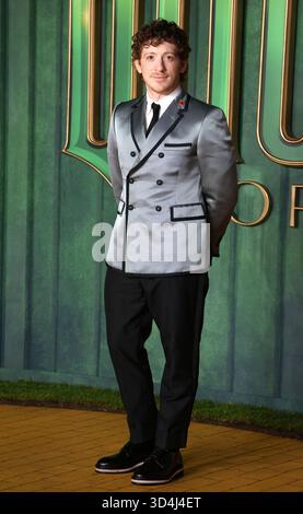 Ethan Slater attends the premiere of "Wicked: For Good" at Lincoln ...