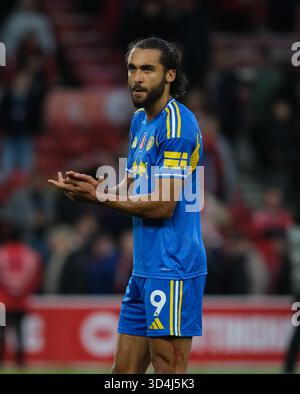 Dominic Calvert-Lewin of Leeds United during the Premier League match ...