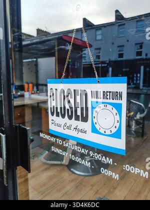 Reflections in a shop glass door, Kreuzberg, Berlin, Germany Stock ...