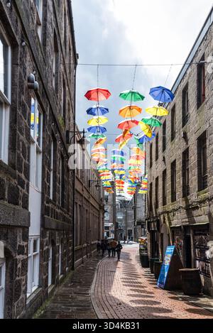 Aberdeen, Scotland, UK - July 7, 2024: The typical architecture of ...