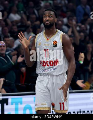 Belgrade, Serbia. 11th Nov, 2025. AS Monaco's Nikola Mirotic during the ...