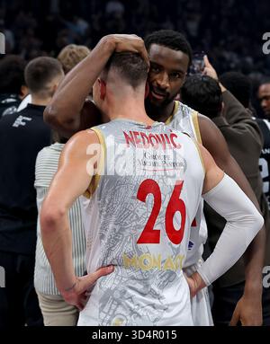Belgrade, Serbia. 11th Nov, 2025. AS Monaco's Daniel Theis during the ...
