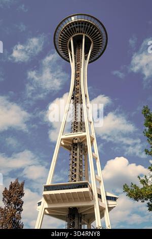 Seattle, Washington, USA - July 26, 2024: Seattle landmark. Space ...