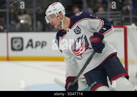 Columbus Blue Jackets center Charlie Coyle (3) celebrates his goal with ...