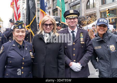 Police Commissioner Jessica Tisch and Chief of the NYPD Department ...
