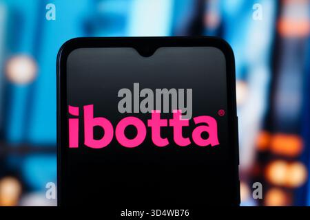 In this photo illustration, a mobile phone with the website of US ...