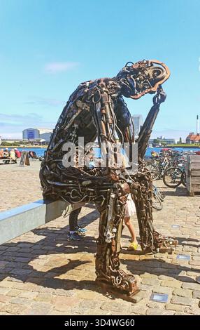 The ZinkGlobal sculpture in Copenhagen, Denmark Stock Photo - Alamy