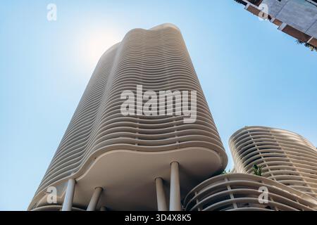 Monaco, Monaco - June 28, 2025: Modern architecture of Honoria Tower ...