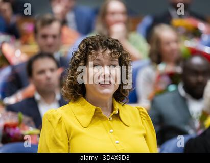 THE HAGUE - Anne-Marijke Podt (D66) during a debate in the House of ...