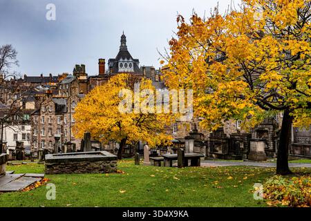 November 5th 2025. Edinburg, Scotland, UK. Greyfriars Kirkyard Cemetery ...