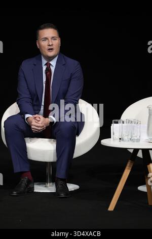 Health Secretary Wes Streeting speaking at the Institute for Government ...