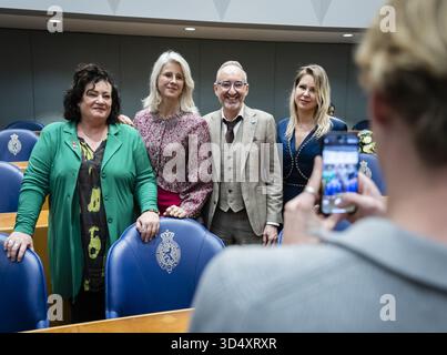 THE HAGUE - Mona Keijzer and Caroline van der Plas (BBB) during a ...
