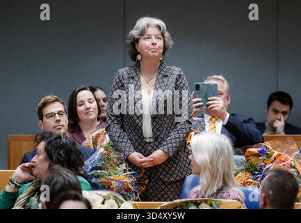 THE HAGUE - Renate den Hollander (VVD) during a debate in the House of ...