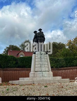 The British 37th Division Monument (First World War) at Monchy-le-Preux ...