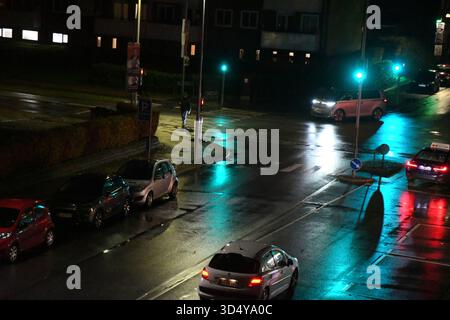 Copenhagen/ Denmark/12 .november 2025/.rain fall at evening and night ...