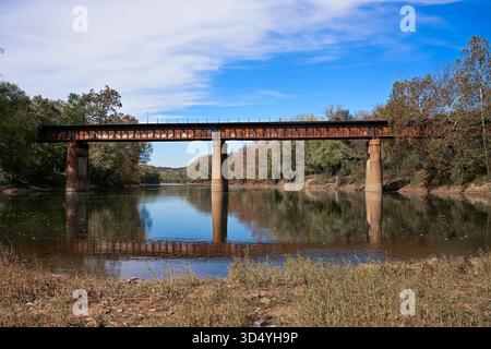 An image of colorful trees under the bridge Stock Photo - Alamy