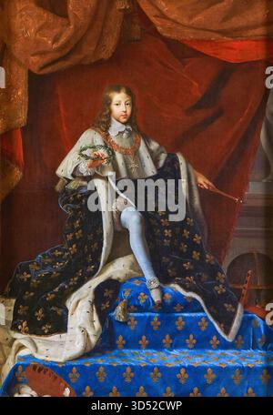 Louis XIV, King of France, Louis XIV as child getting after the death ...