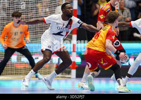 Karl Konan of Paris Saint-Germain Handball during the Liqui Moly ...