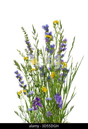 Summer flower composition with yellow flowers, wedding decoration Stock ...