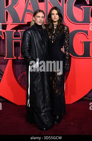 Elena Taber and Jamie Campbell Bower at the Rolling Stone UK Awards 2025, The Roundhouse, Chalk ...