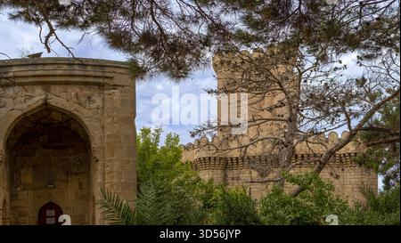 The Tuba Shahi Mosque in Baku, Azerbaijan, was built in the 15th ...