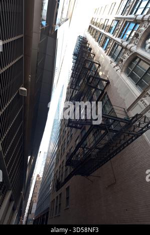 Chicago buildings, refections in windows Stock Photo - Alamy