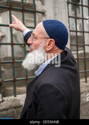 Faces of Turkiye (Turkey): Mature Jewish Man in Istanbul Stock Photo ...