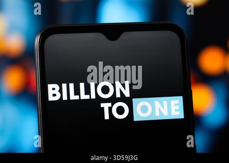 In this photo illustration, the BillionToOne (Billion To One) logo is ...
