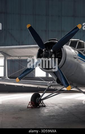 Close up of airplane engine from inside window during flight Stock ...