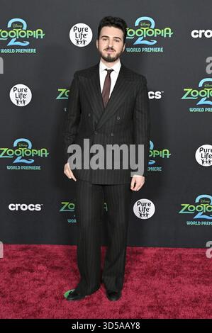 Blake Slatkin at the world premiere of the animated film 'Zootopia 2 ...