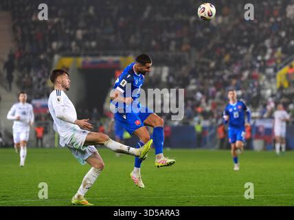 Slovakia's David Hancko during the 2026 FIFA World Cup European ...