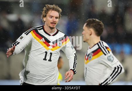 from left: Nick Woltemade, Florian Wirtz (Germany) Leipzig, November 17 ...