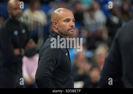 Brooklyn Nets head coach Jordi Fernandez in the second half of an NBA ...