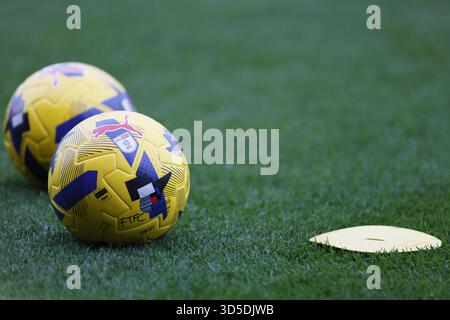 Match balls ahead of the Sky Bet Championship match at the Stok Rae Cas ...