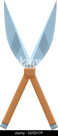 trimming a hedge. scissors and green bush Stock Vector Image & Art - Alamy