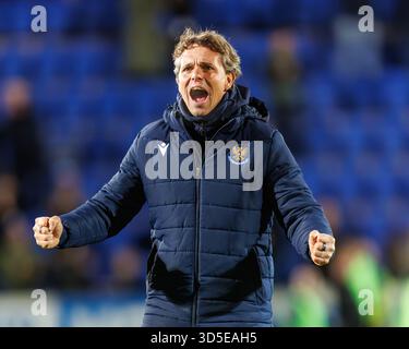 St Johnstone manager Simo Valakari during the Scottish Gas Men's ...