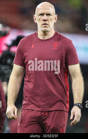 Wales head coach Steve Tandy during a training session at Vale Resort ...