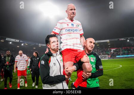 Nijmegen, Netherlands. 15th Nov, 2025. NIJMEGEN, 15-11-2025, Stadium De ...