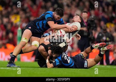 Alex Mann of Wales during the Quilter Nations Series 2025 match Wales vs South Africa at ...